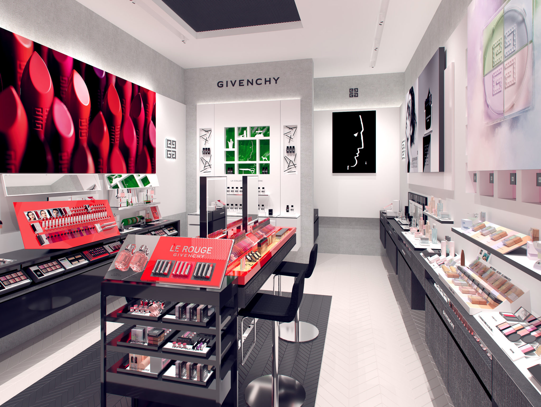 Parfums Givenchy_Shop in shop UK – CLM Design Architecture