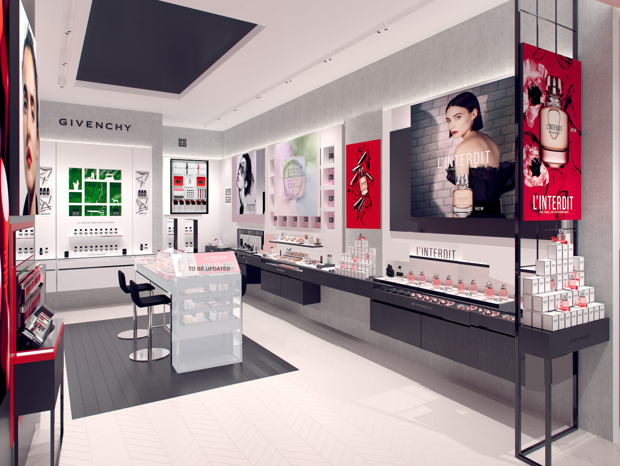 Parfums Givenchy_Shop in shop UK – CLM Design Architecture